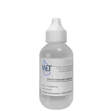 Starch indicator solution, 2oz bottle (CIP) - WET INTERNATIONAL, INC.