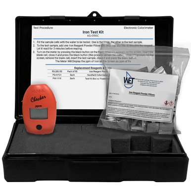 Iron Test Kit with Handheld Colorimeter (CIP) - WET INTERNATIONAL, INC.