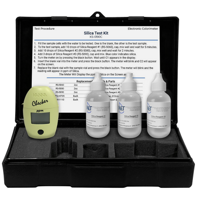 Silica Test Kit with Handheld Colorimeter (CIP) - WET INTERNATIONAL, INC.