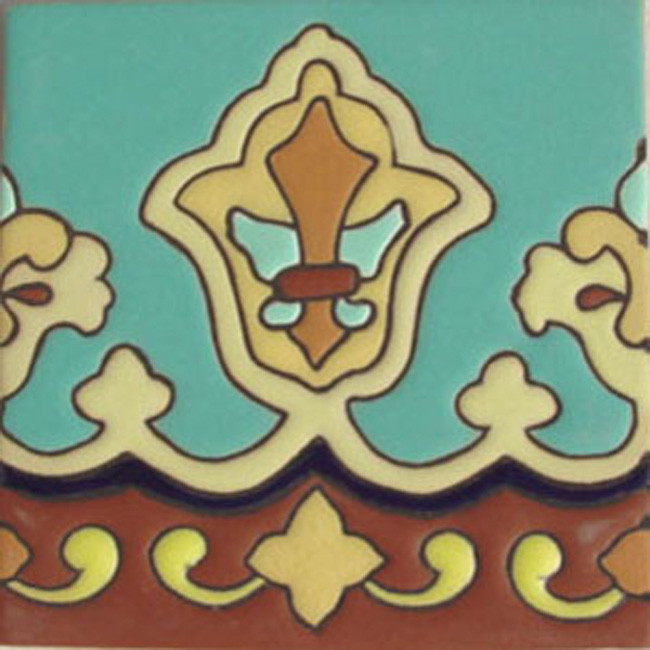 Santiago Talavera Tile – Handcrafted High Relief