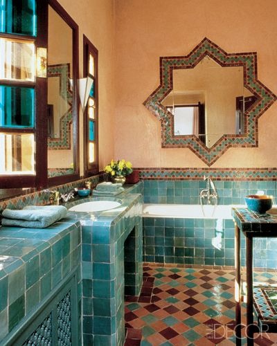 Add a Mexican Style to Bathroom - mexicantilestore.com