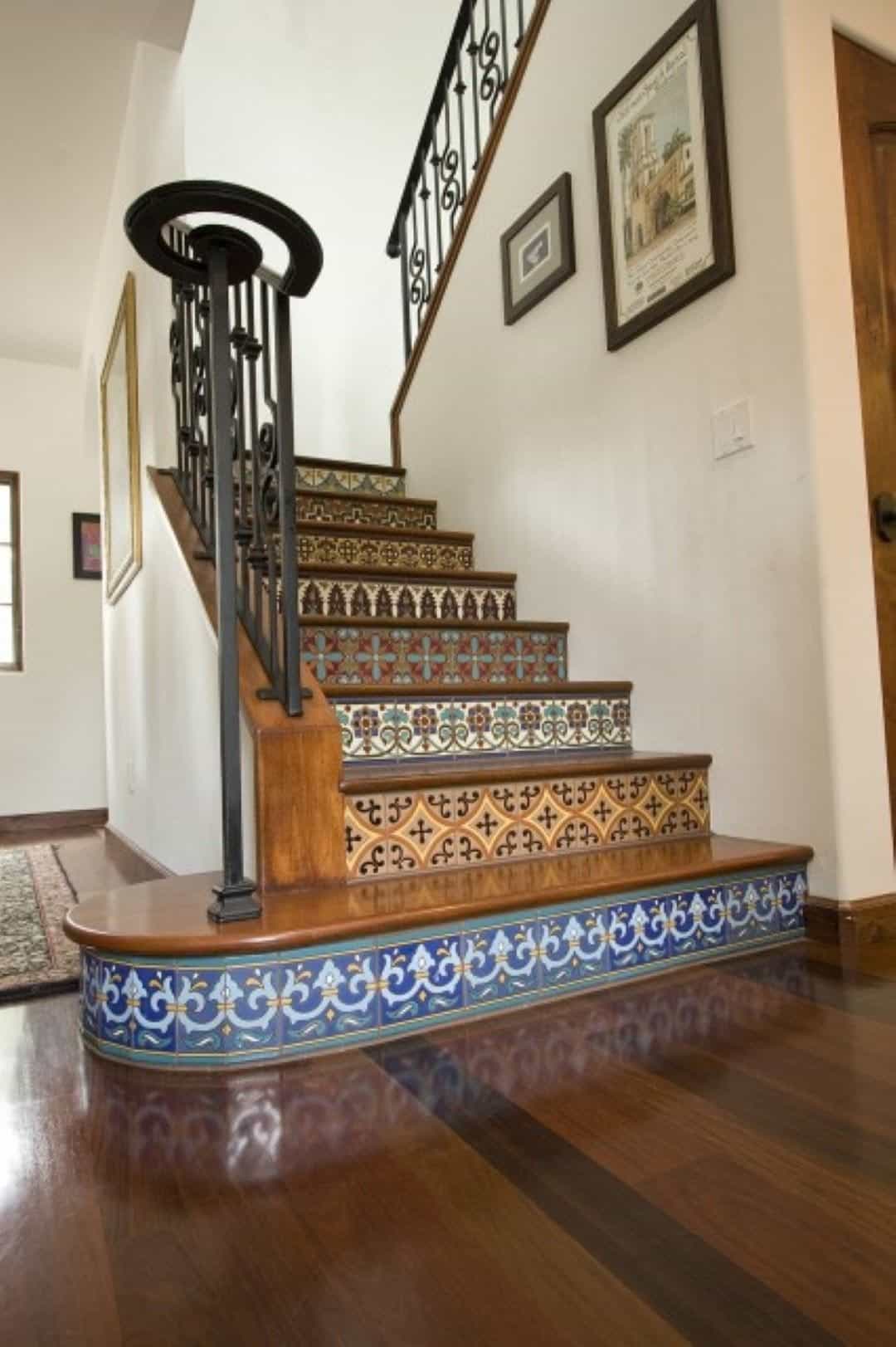 Talavera Tiles Enrich your Front Steps - mexicantilestore.com