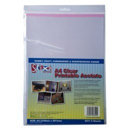 A4 Acetate Sheets (5pk) - Printable - Vibes & Scribes