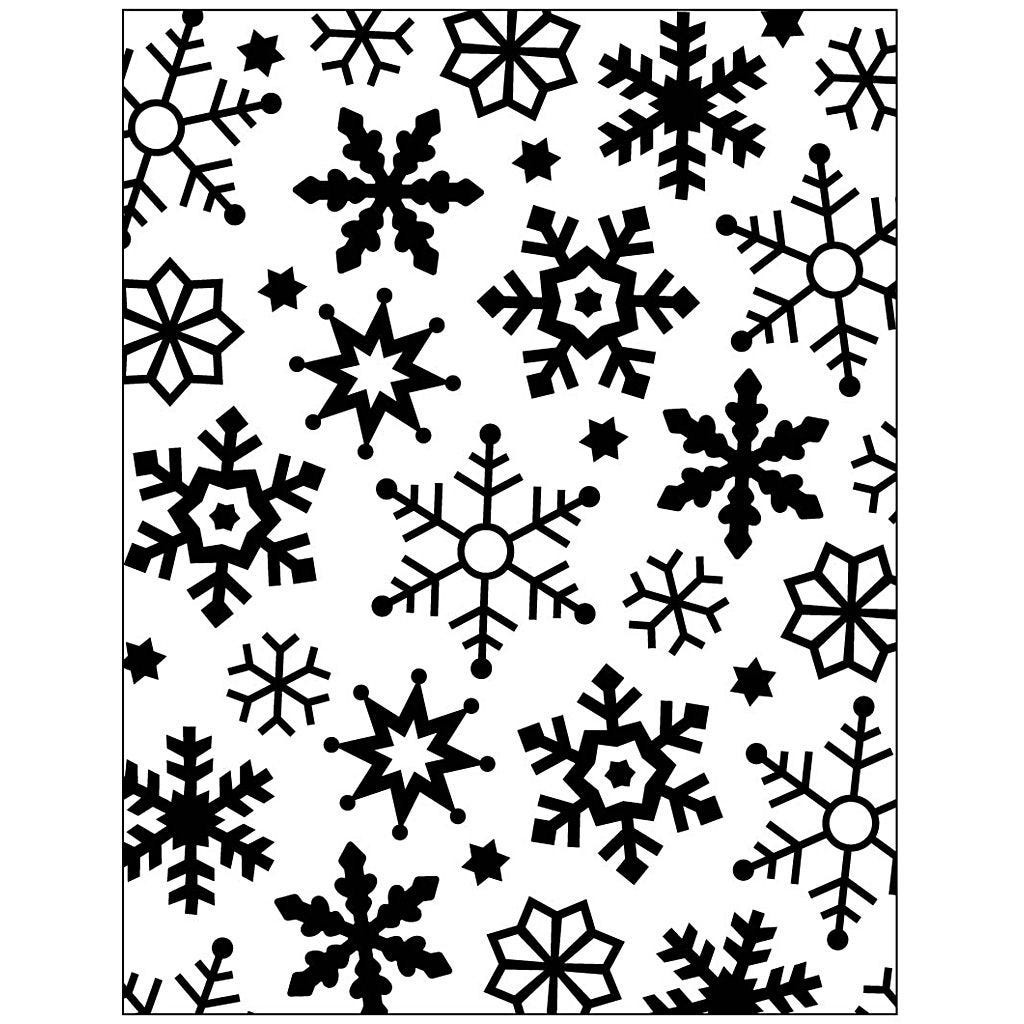 Embossing Folder - Snowflake | Vibes & Scribes