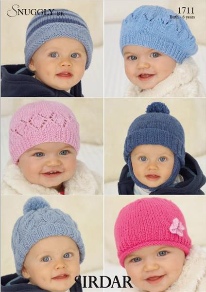 Hats in Sirdar Snuggly DK (1711)