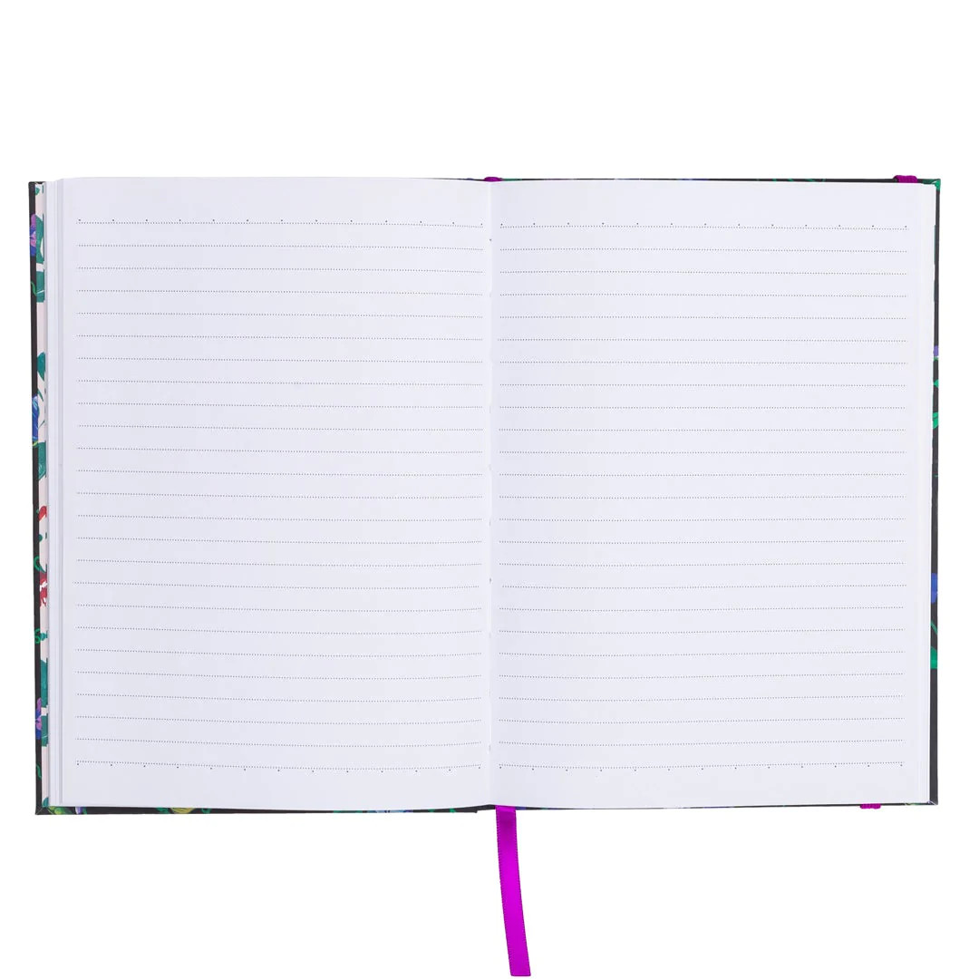 A5 Clothbound Notebook - Sweet Pea - Vibes & Scribes