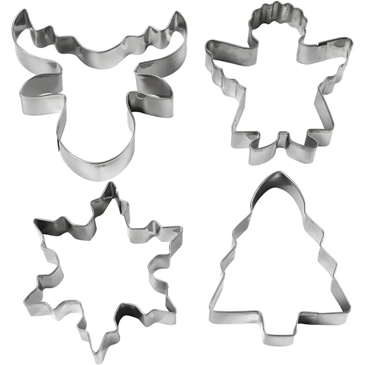 Festive Cookie Cutters 4pcs