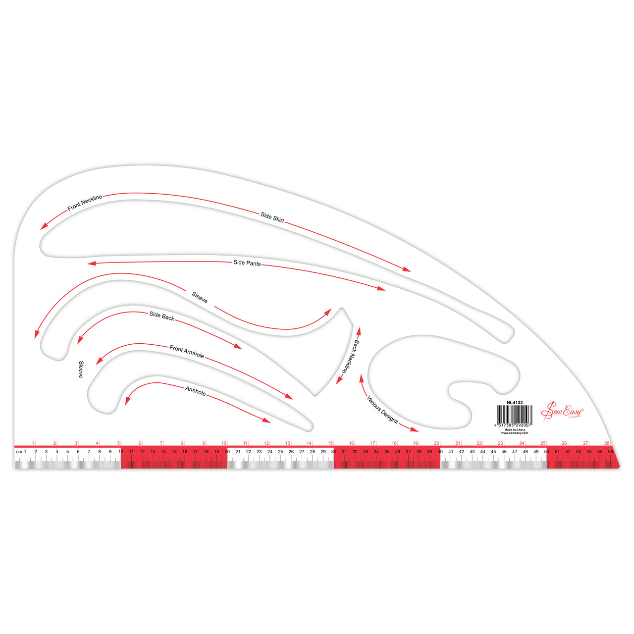 Tailor Designer Drafting Ruler - Vibes & Scribes