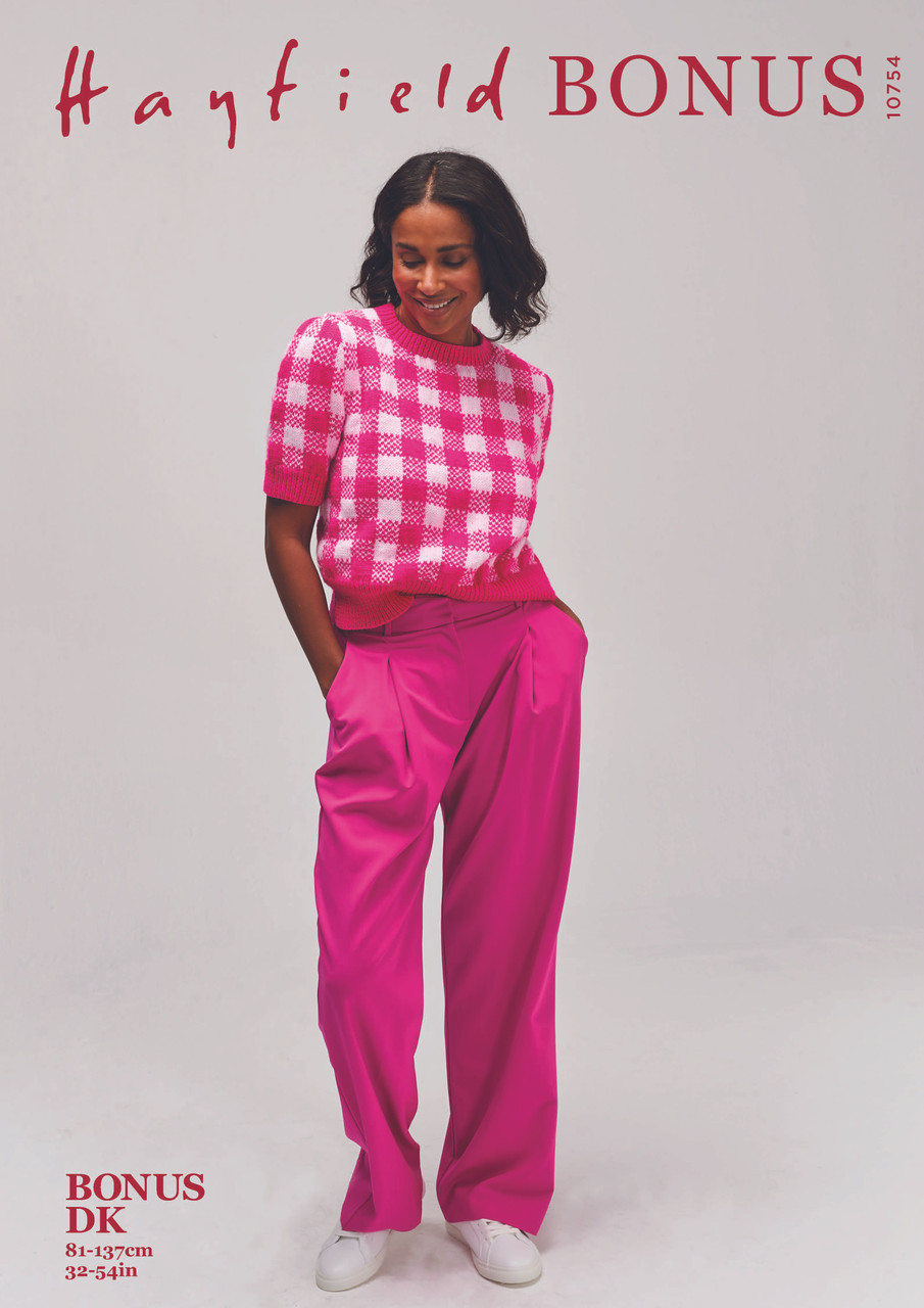 Bright Sparks Sweater in Hayfield Bonus DK (10754) - Vibes & Scribes