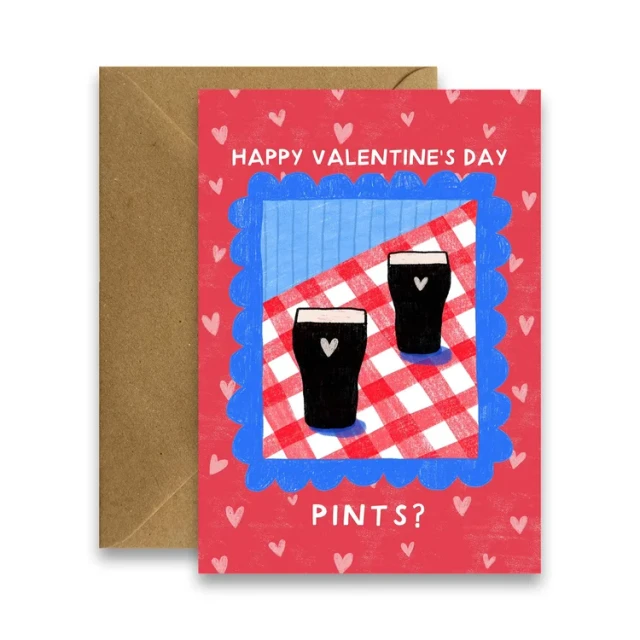 Greeting Cards - Happy Valentine's Day Pints | Buy Online | Vibes ...
