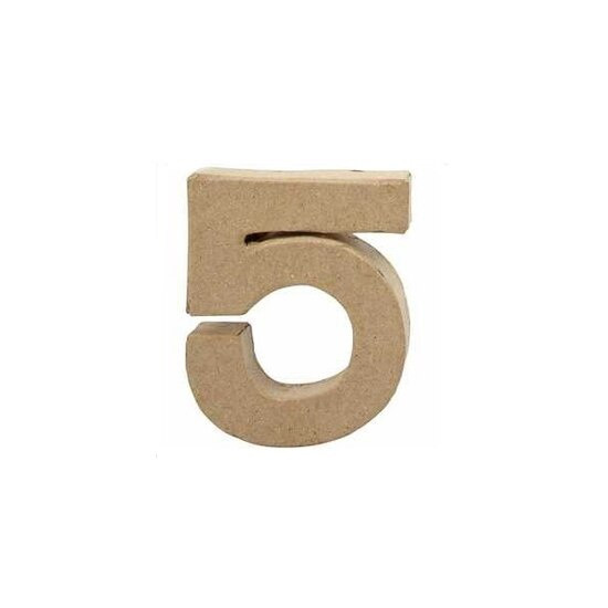 Papier-mache Numbers - Small - Vibes & Scribes