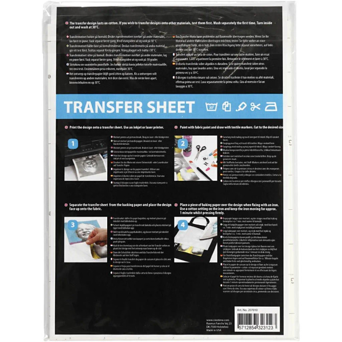 Transfer Sheet (3pk) - Light & Dark Coloured Fabric - Vibes & Scribes