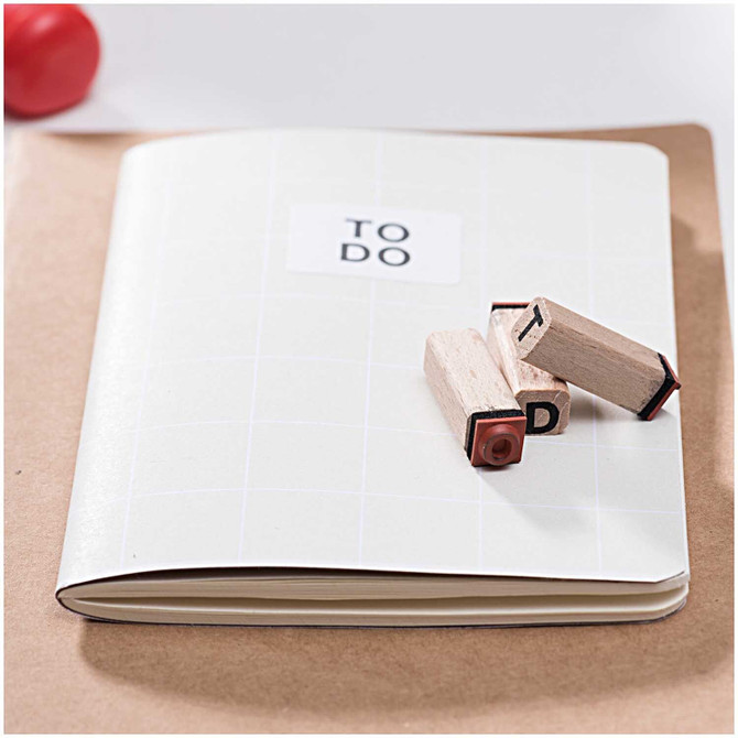 Rico Paper Poetry Alphanumeric Stamp Set (48pcs) - Sans Serif Bold ...