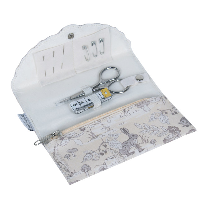 Fold Over Sewing Kit - Woodland Toile - Vibes & Scribes