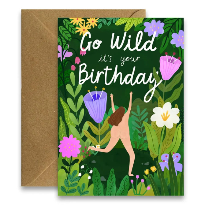 Greeting Card - Go Wild Birthday | Buy Online | Vibes & Scribes, Cork