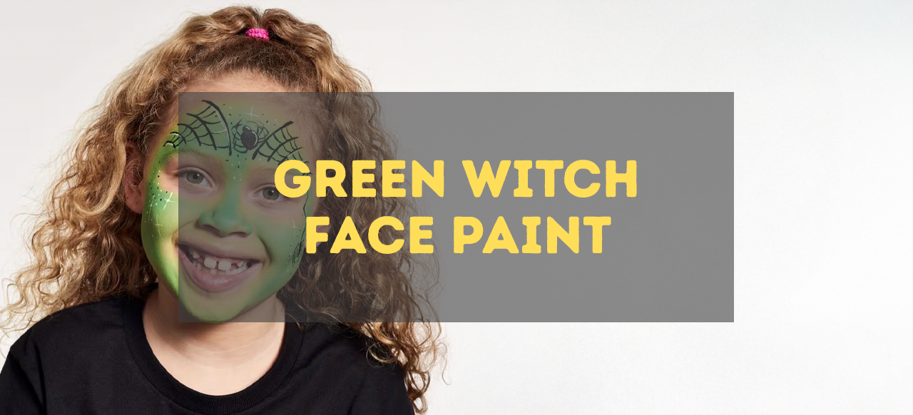 Green Witch Face Paint - Step by Step Guide - Vibes & Scribes