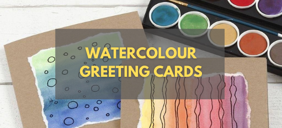 Watercolour Greeting Cards - Step by Step Guide - Vibes & Scribes