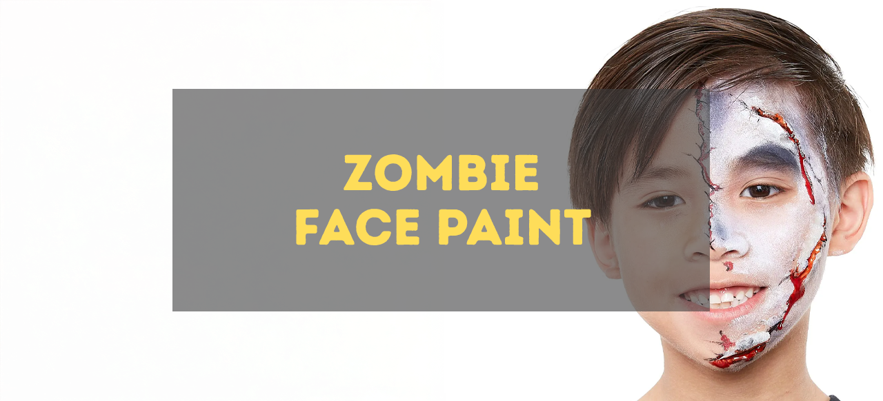Zombie Face Paint - Step by Step Guide - Vibes & Scribes