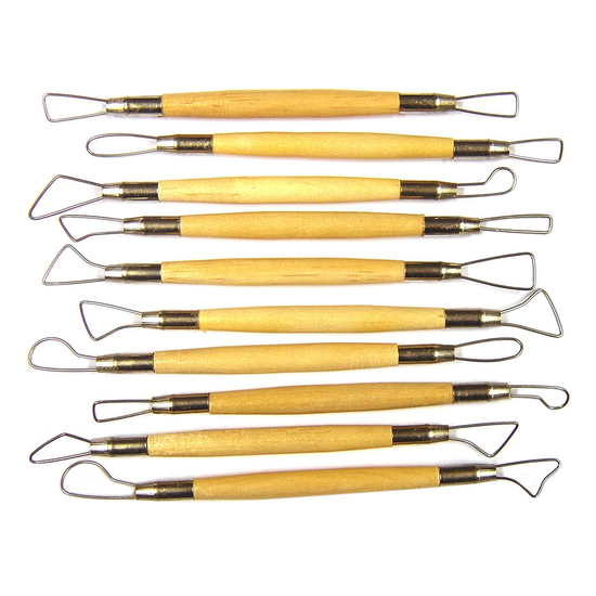 Wire Ended Clay Tool (10pcs) - Vibes & Scribes