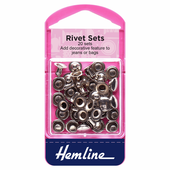 Rivet Kit - 20 Rivets | Sewing Supplies | Vibes & Scribes