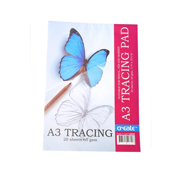 A3 Tracing Paper Pad (20 sheets) - Vibes & Scribes