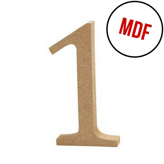 MDF Numbers (13cm) | Craft Supplies | Vibes & Scribes