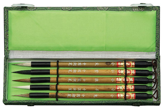 China Pinsel Brushes Set (5pcs) | Vibes & Scribes Ireland