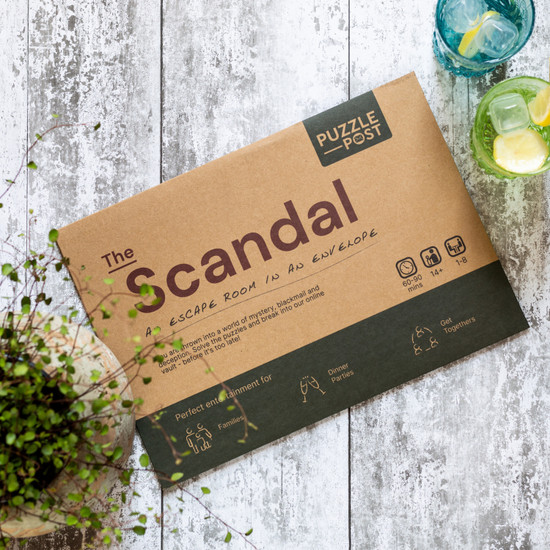 Escape Room in An Envelope: Dinner Party Board Game - The Scandal ...