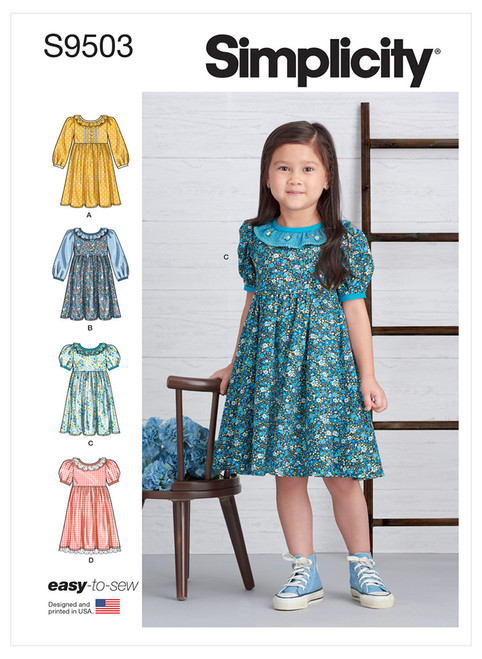 Dresses in Simplicity Kids (S9503)