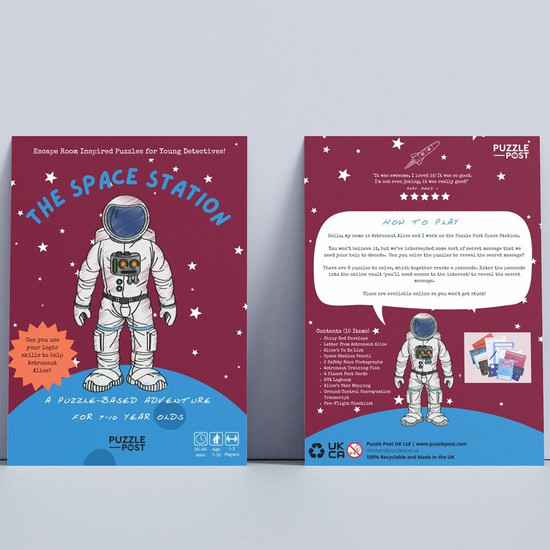 The Space Station - Children’s Escape Room (7-10) - Vibes & Scribes