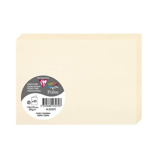C6 Clairefontaine Pollen Card Pack (25pk) - Vibes & Scribes