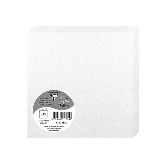 Square Clairefontaine Pollen Card Pack (25pk) - Vibes & Scribes