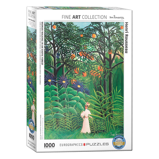 Jigsaw Puzzle (1000pcs): Rousseau - Woman in an Exotic Forest | Vibes ...