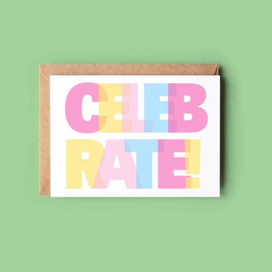 Greeting Card - Celebrate! | Buy Online | Vibes & Scribes