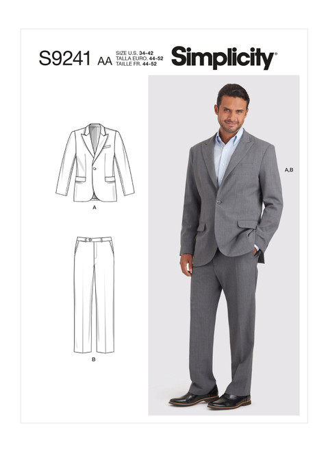 Men's Suit in Simplicity (S9241) - Vibes & Scribes