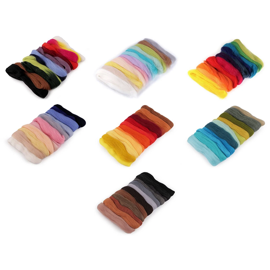 100% Merino Roving Felting Wool (50g) - Vibes & Scribes