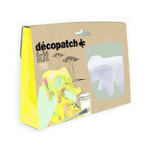 Kids Mini Decopatch Kit - Elephant - Vibes & Scribes