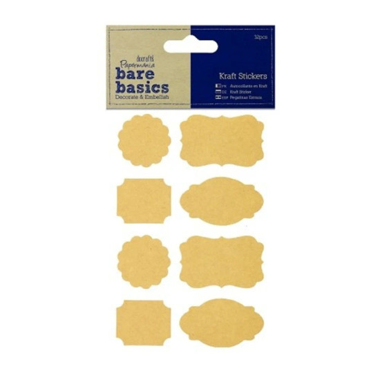 Bare Basics Craft Stickers Parenthesis (32pcs) - Vibes & Scribes