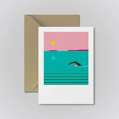 Greeting Card - Side-Stroke | Vibes & Scribes | Buy Online