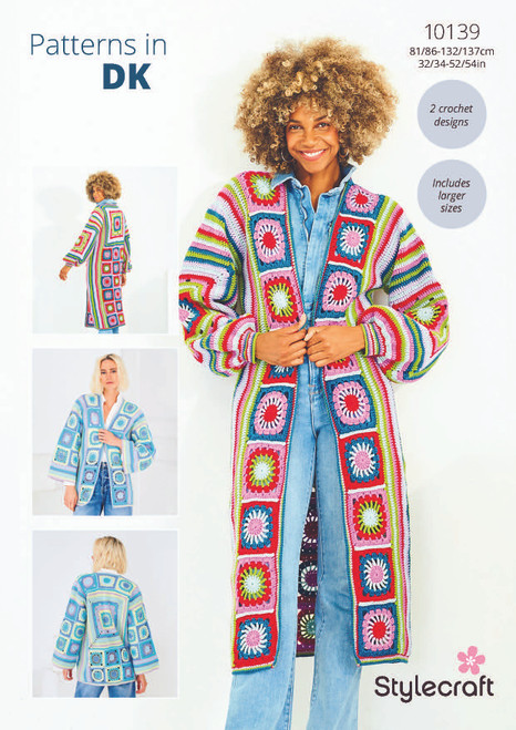 Jackets in Stylecraft Special DK (10139) - PDF - CROCHET - Vibes & Scribes