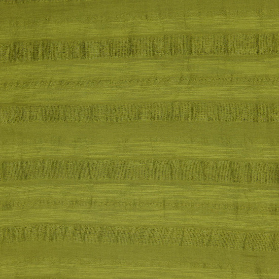 Light Cotton Linen Woven Horizontal Stripe in Pickle - Per ½ Metre ...