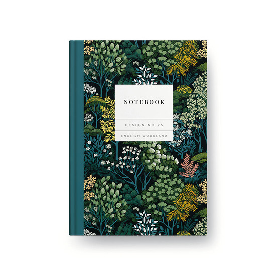 A5 Notebook - Design No.25 English Woodland | Buy Online | Vibes & Scribes