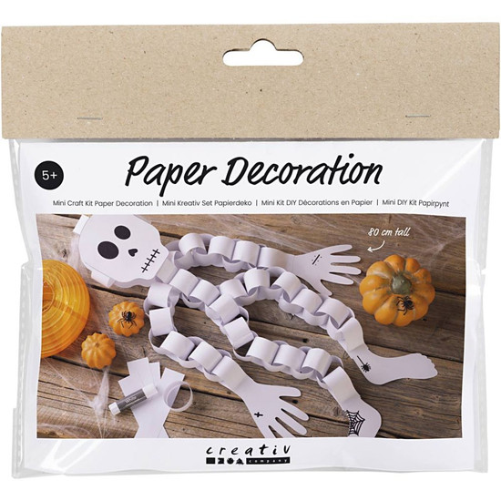Mini Craft Kit - Paper Skeleton Decorations - Vibes & Scribes