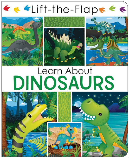 Learn About Dinosaurs - Lift the Flap Activity Kids Book by Page ...