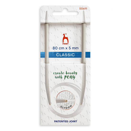 Pony Classic Fixed Circular Knitting Needles - 5.00mm - Vibes & Scribes
