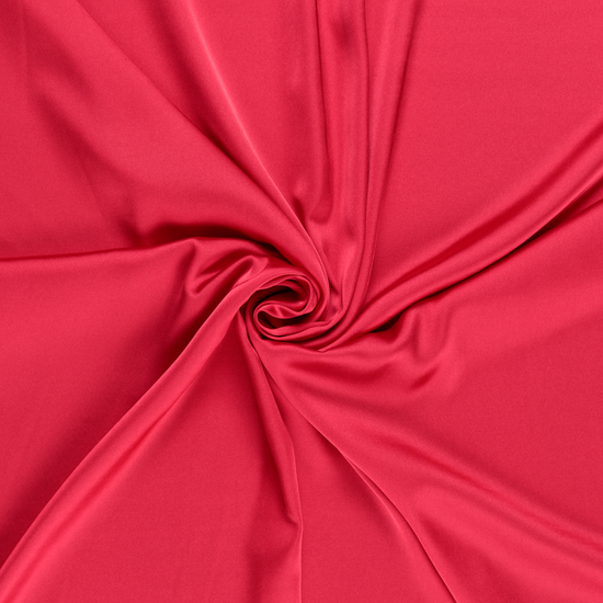 Super Slinky Satin in Candy Red - Per ½ Metre - Vibes & Scribes