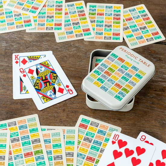 Playing cards in a tin - Periodic Table - Vibes & Scribes