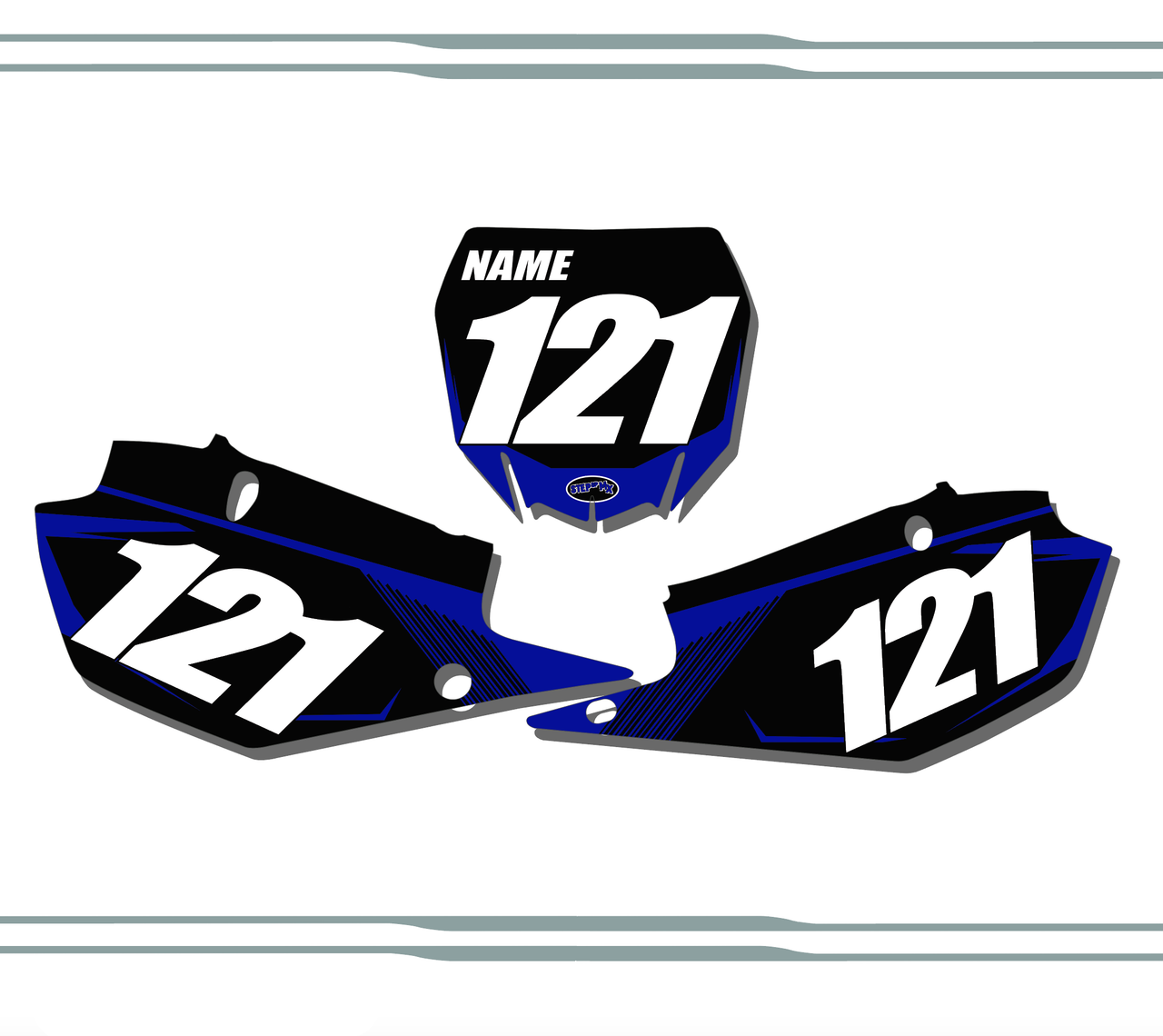 Yamaha YZ250F 2019-2020 quick ship number plates