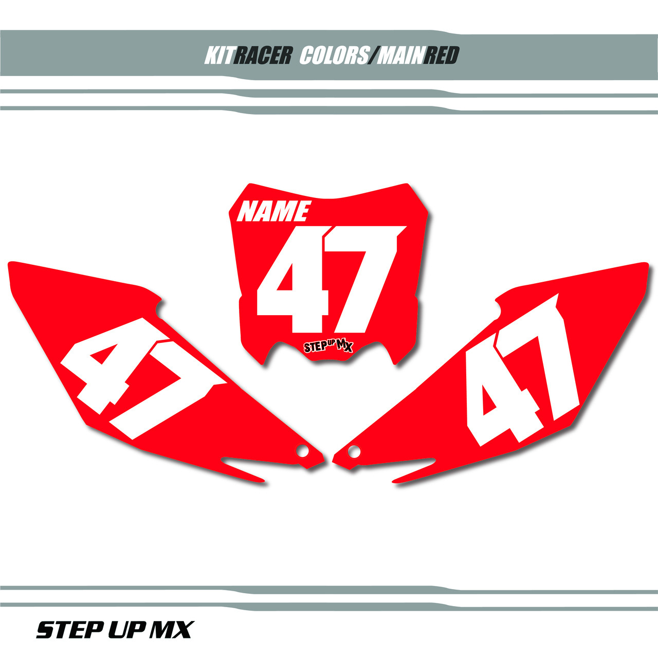 Racer Honda Number Plates