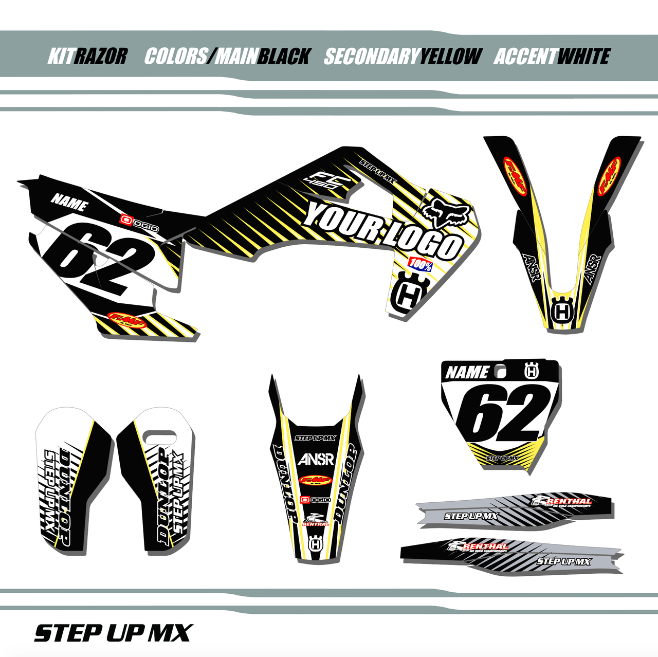 Husqvarna Razor Decal Kit